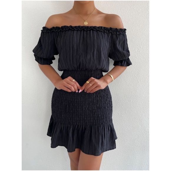 Dresses | Boho Off Shoulder Ruffle Dress | Poshmark